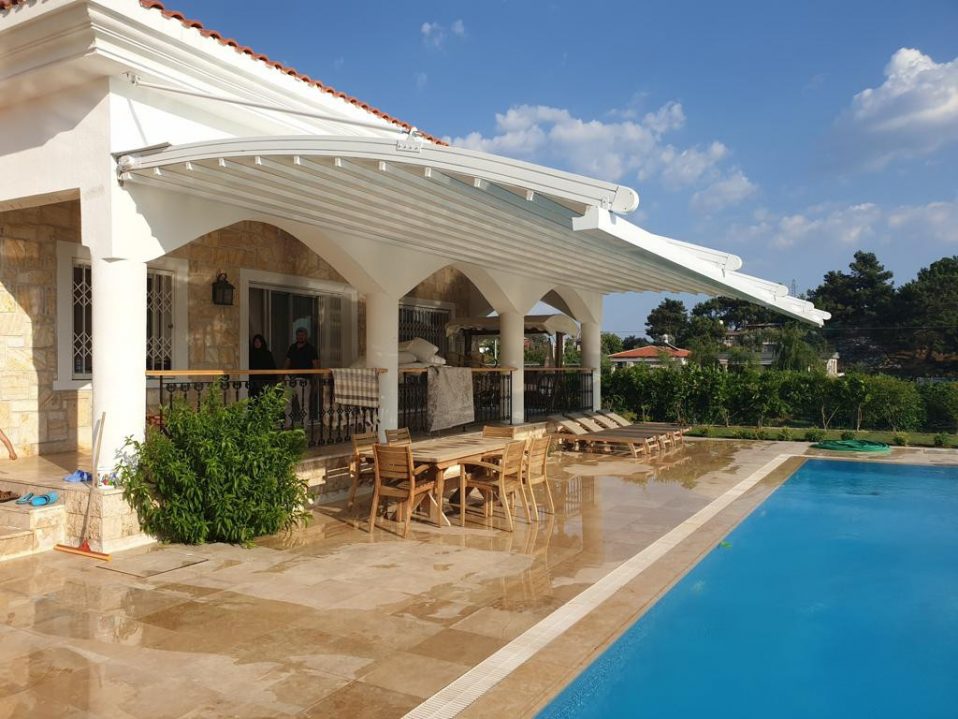 Oval Pergola İzmir - Oval Tente - Radüslü Askılı Sistem Pergola İmalatçısı